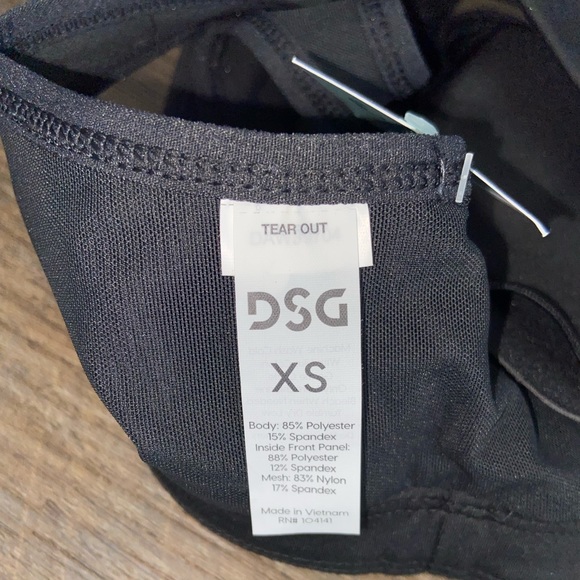 DSG | Intimates & Sleepwear | Nwt Black Dsg Compression Sports Bra ...